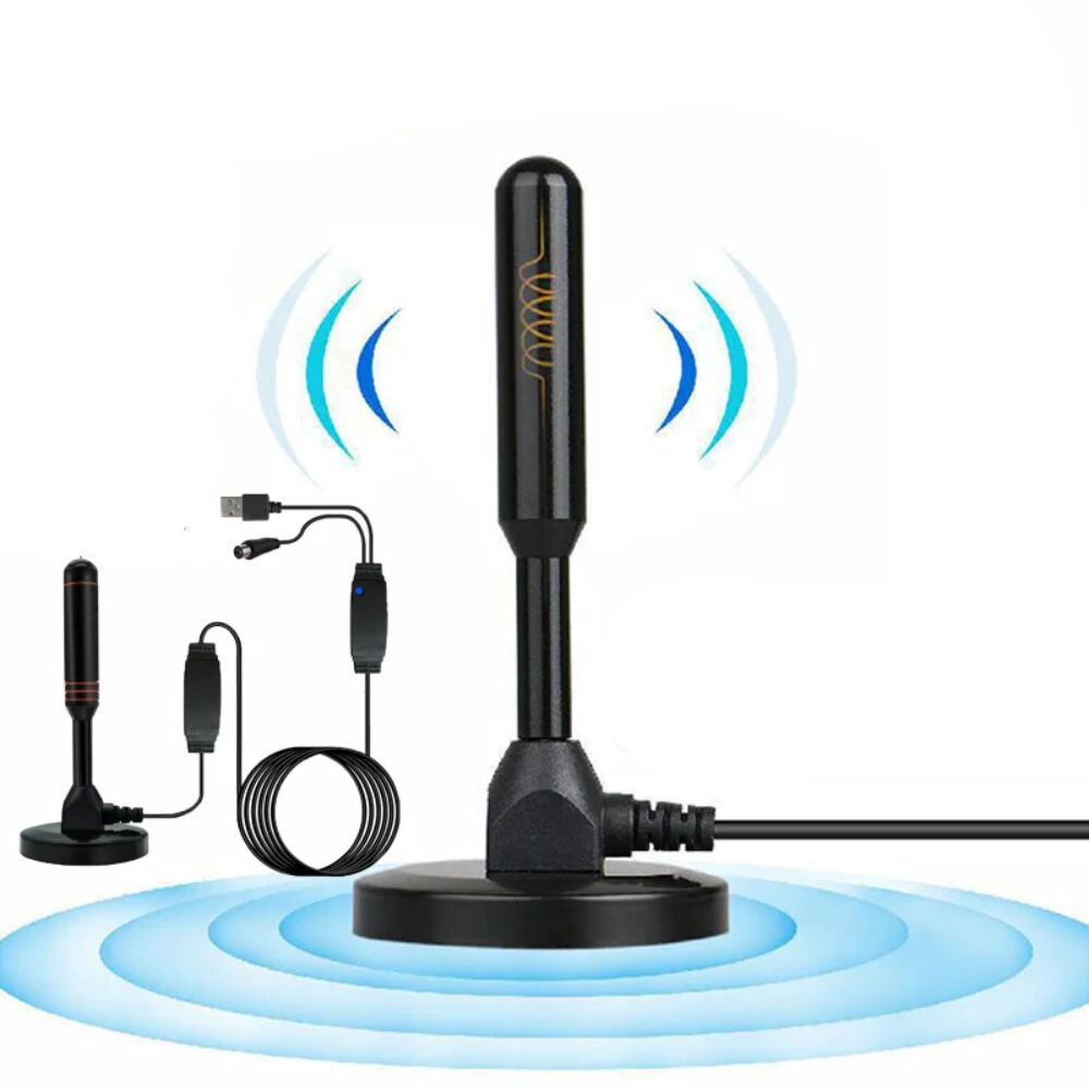 Цифровая комнатная усиленная телевизионная антенна HD TV 200 миль Ultra HDTV с усилителем VHF/UHF быстродействующий наружный комплект антенн