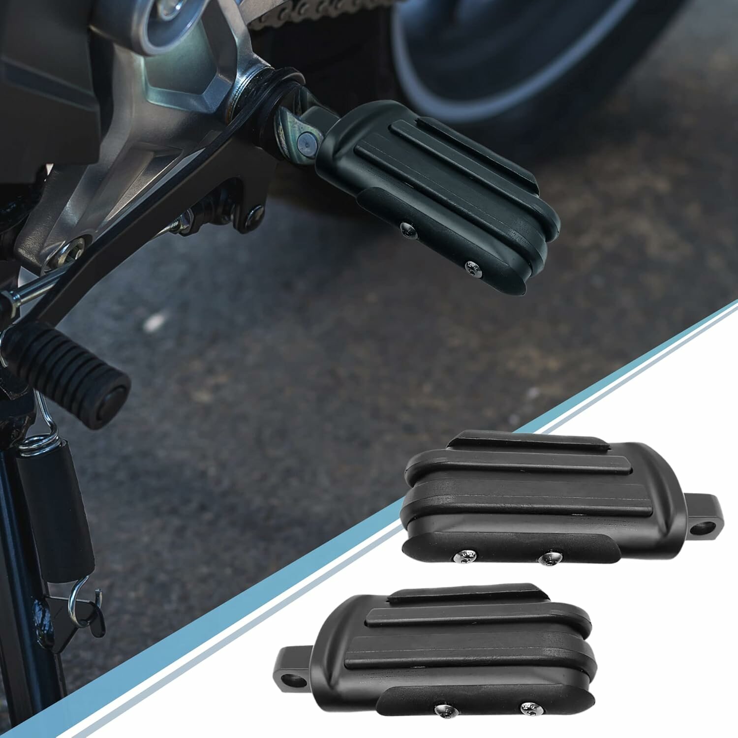 Подножки для мотоцикла, Кронштейн ножной педали для Harley Honda Yamaha Kawasaki BSA Norton Triumph Bobber Chopper Кафе-рейсер ATV UTV Скутер