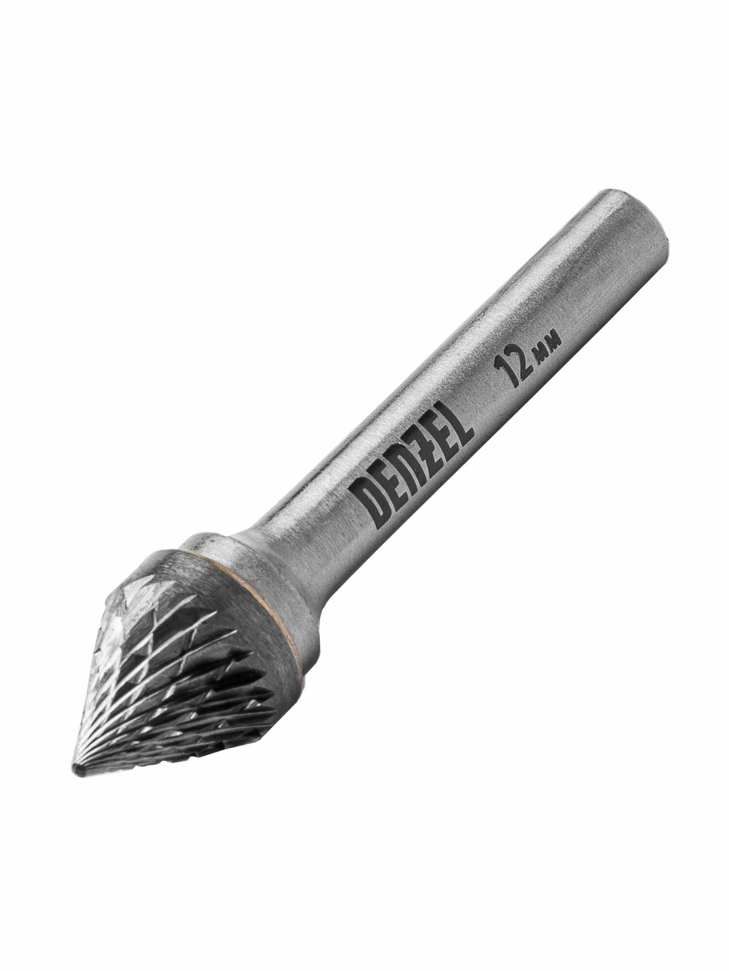Борфреза по металлу твердосплавная, зенкер 60 град, тип-J, 12 мм, Denzel 72057