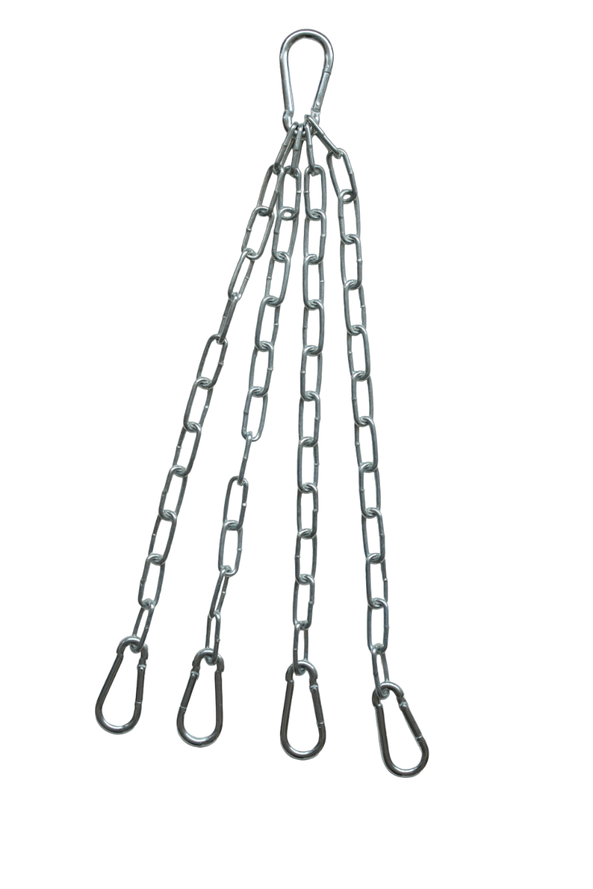 Подвес цепной для боксерского мешка Rekoy, 4 луча по 38 см, карабины