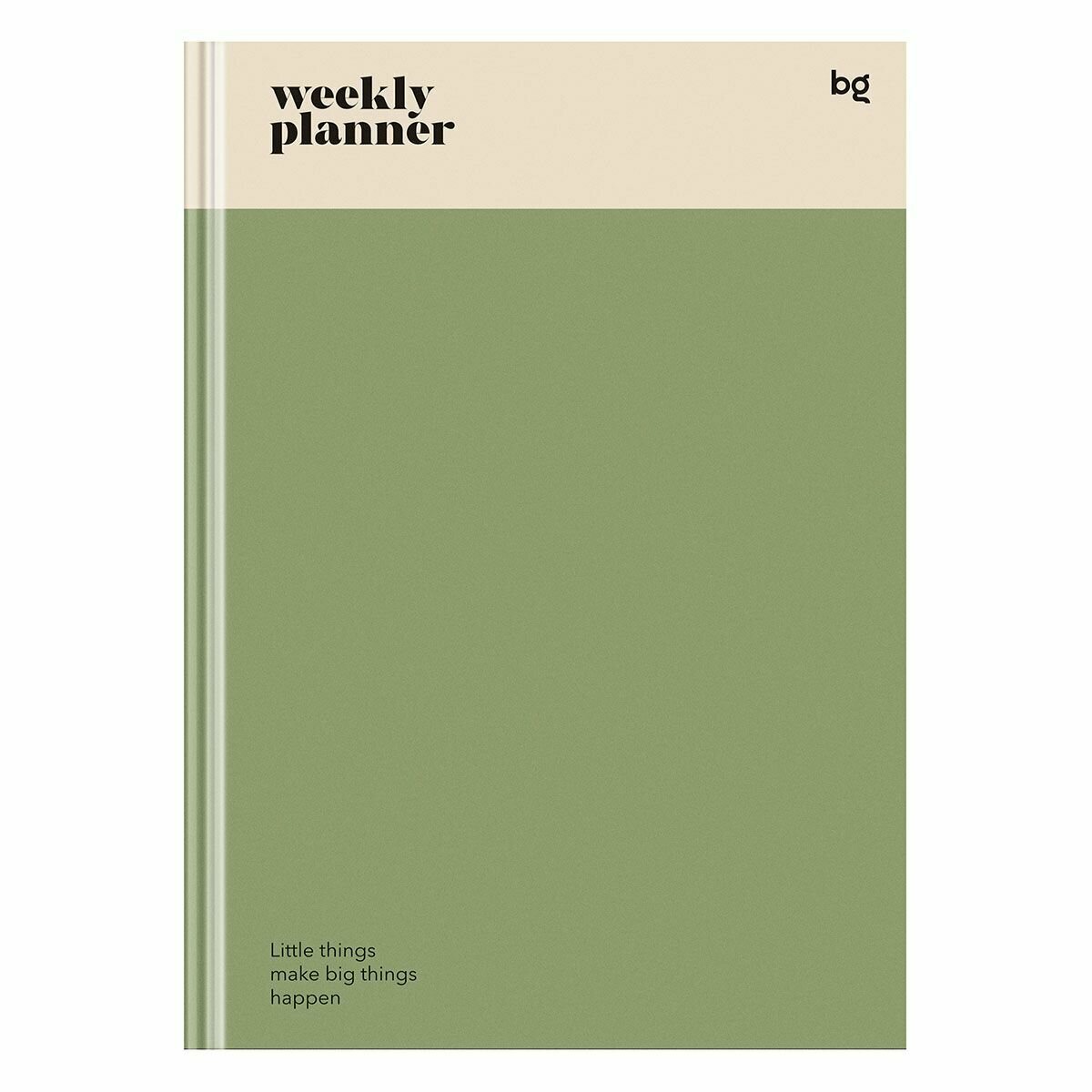 Планер школьный 1-11 классы BG "Weekly planner. Green", 64 листа, твердая обложка, матовая ламинация (Пш5т64_лм 06329), 24 шт.