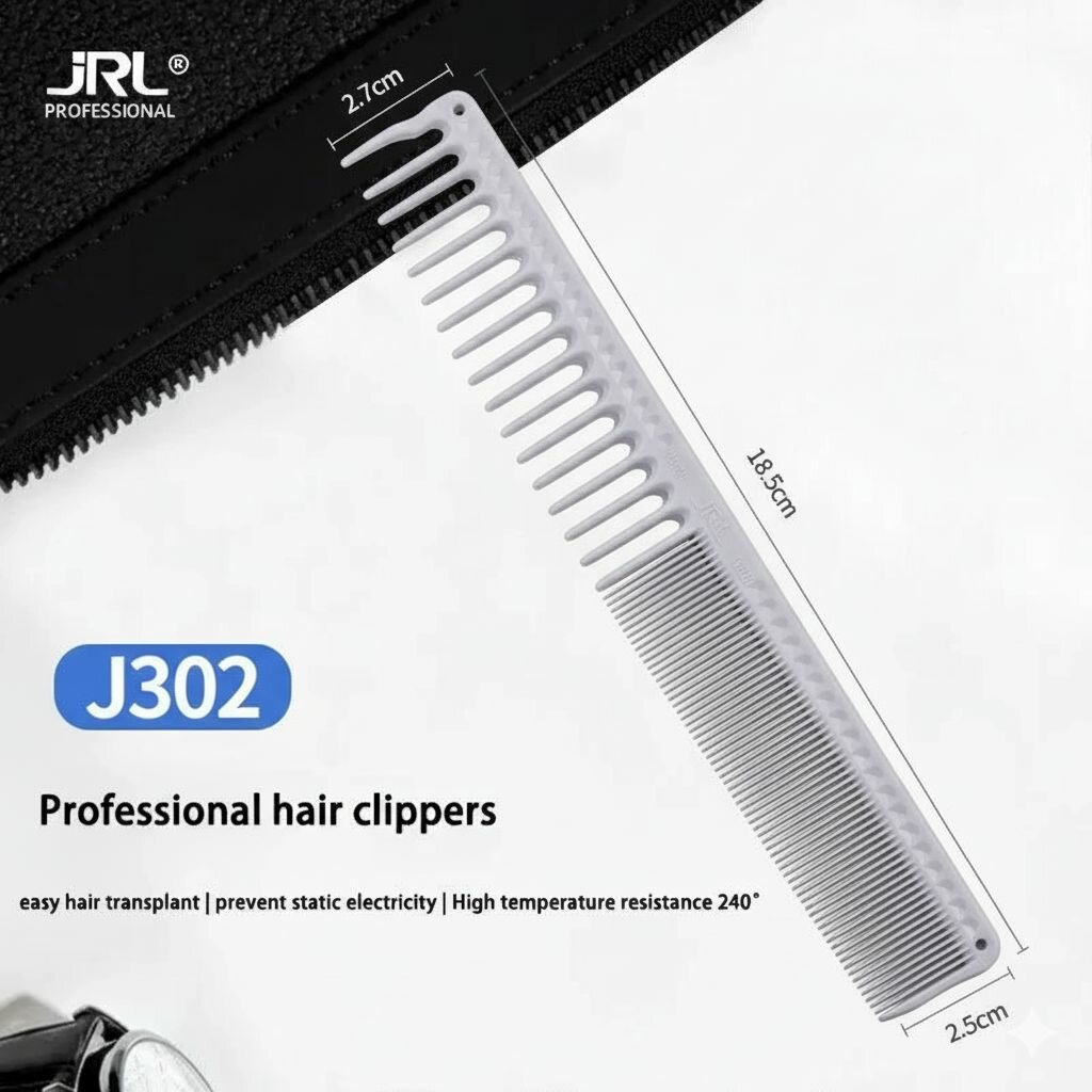 JRL Расческа для продвинутой базовой тонкой стрижки 185мм