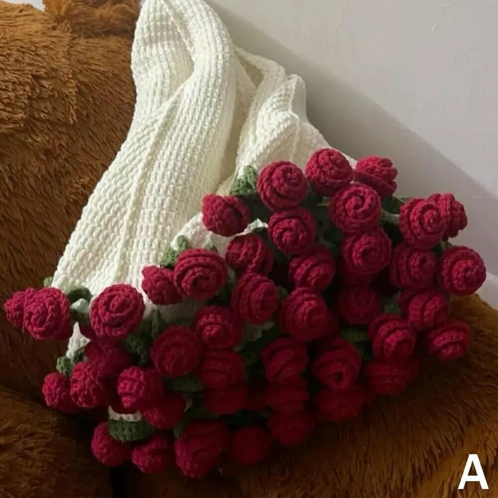 Шерстяное одеяло ручной работы, вязаное крючком одеяло своими руками, креативный подарок