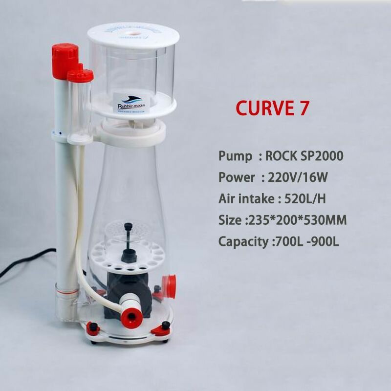 Внутренний протеиновый скиммер для аквариума Bubble Magus Curve 7/A8, насос постоянного тока, фильтр для аквариума с морской водой