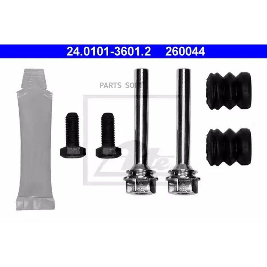 Комплект принадлежностей, тормозной суппорт от официального дистрибьютора, ATE, артикул 24010136012