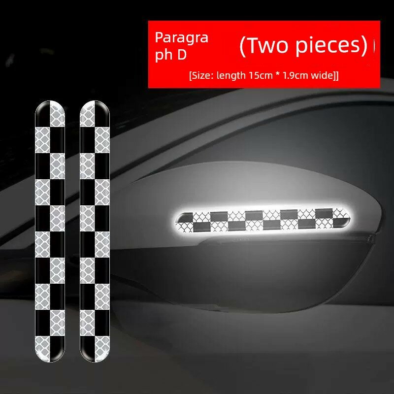 Защитная полоса для зеркала заднего вида, аксессуары для декора автомобиля, защитная полоса от царапин на краю двери,