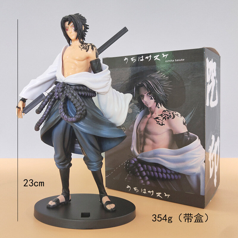 Фигурка Наруто, ниндзя Учиха Саске из Naruto GK, статуэтка, модель, аксессуар, аниме-фигурка
