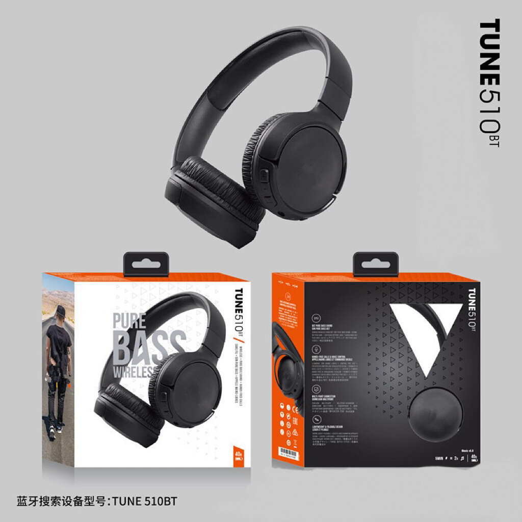Наушники Bluetooth YM Mall на голове M222 складной с микрофоном шумоподавление разговорное