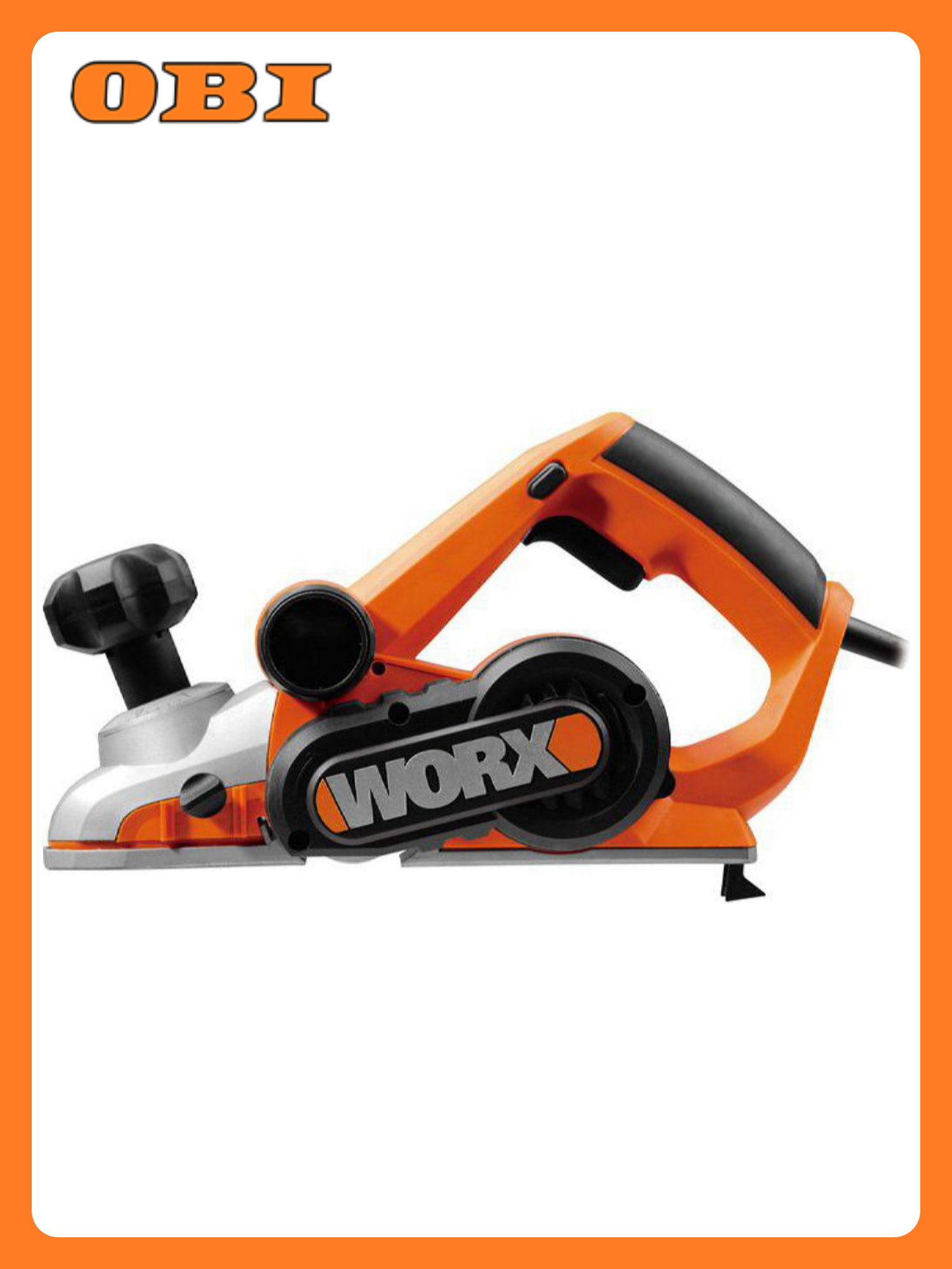 Рубанок электрический WORX WX615, 750 Вт, пылесборник, параллельная направляющая