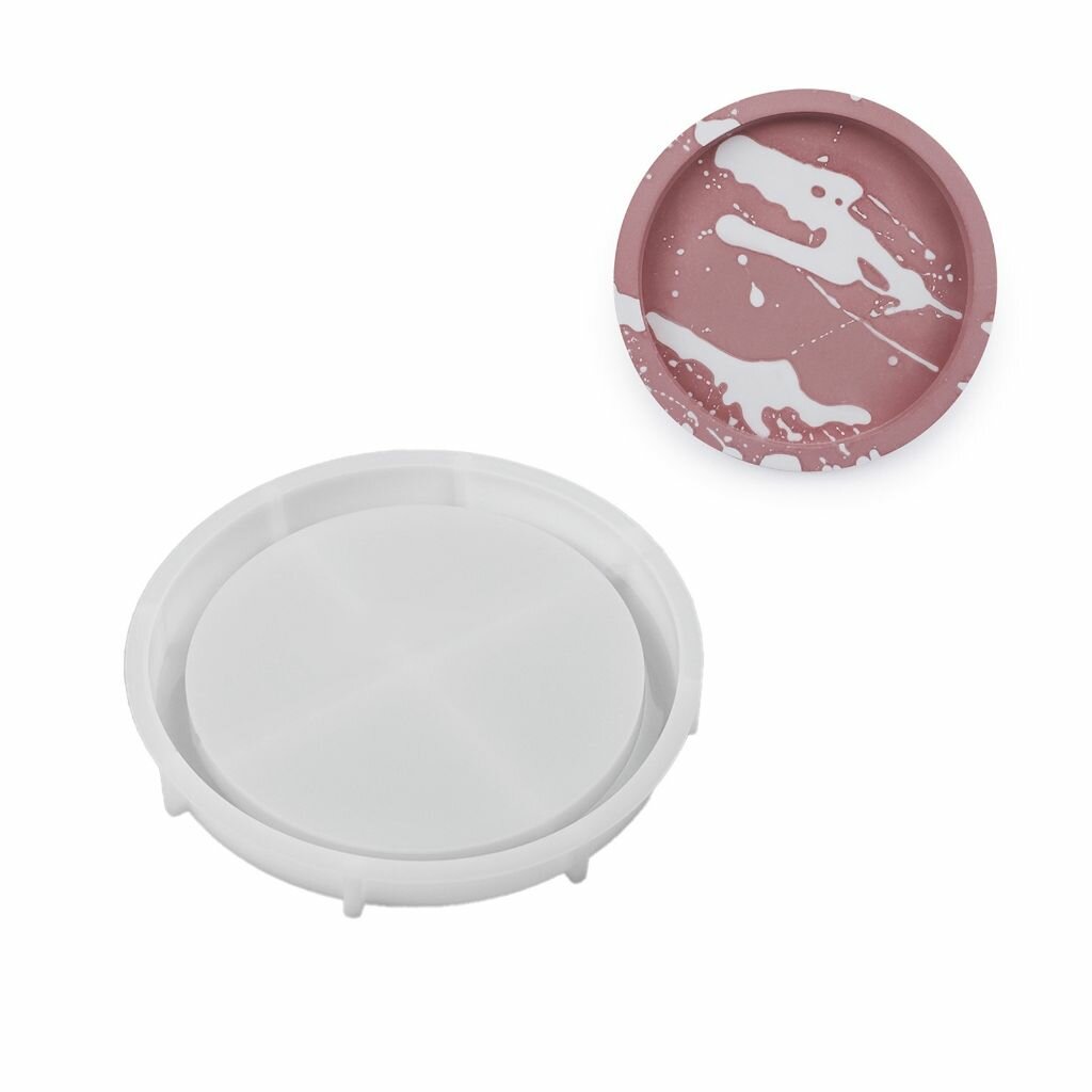 Форма для круглого блюда из гипса