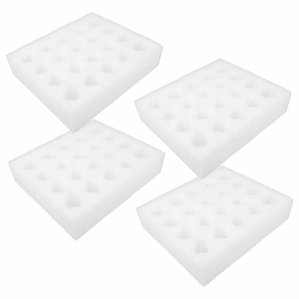 Контейнер пищевой для хранения яиц из пенопласта, противоударный лоток для транспортировки белого цвета