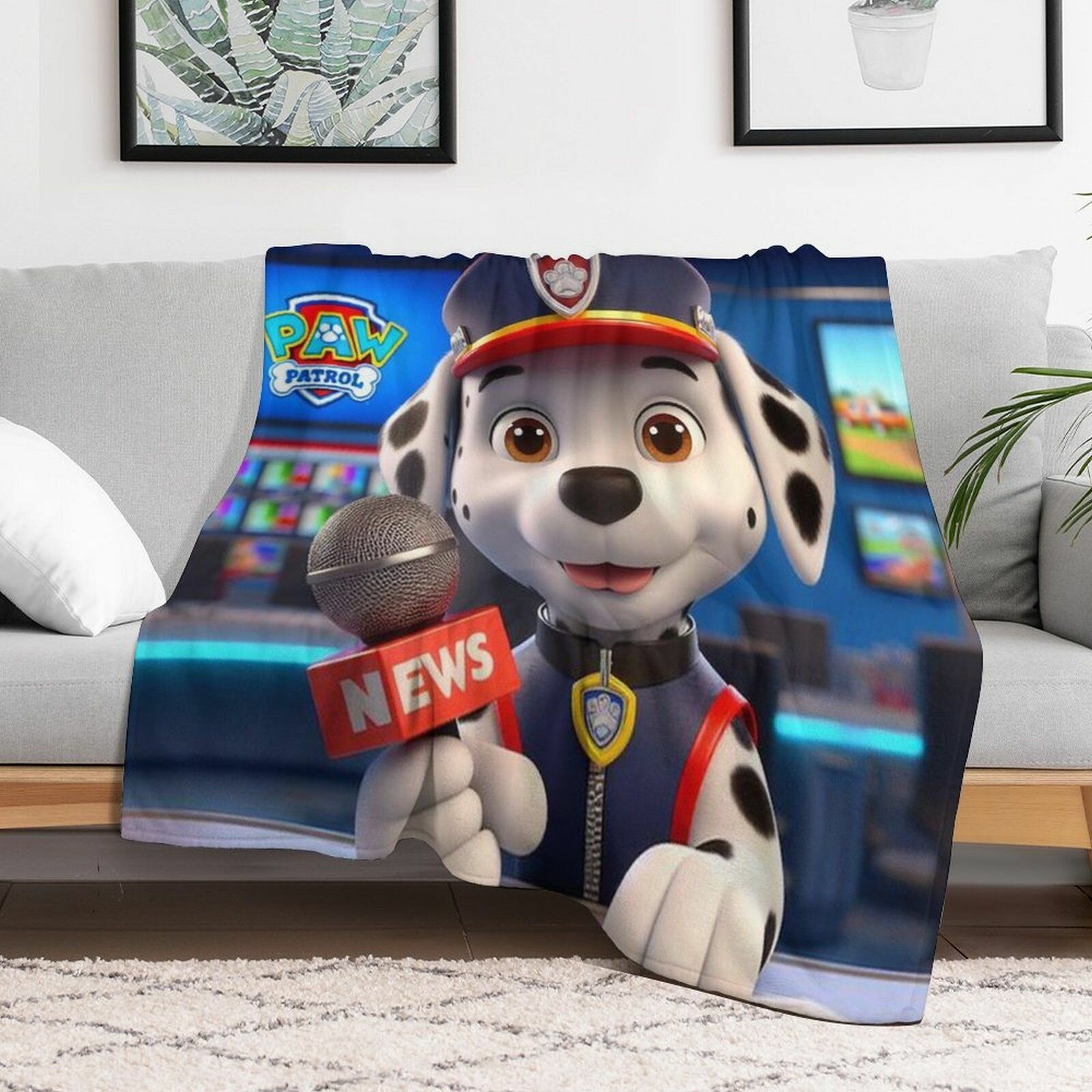 Paw Patrol Плед , Велсофт, 200 см х 150 см