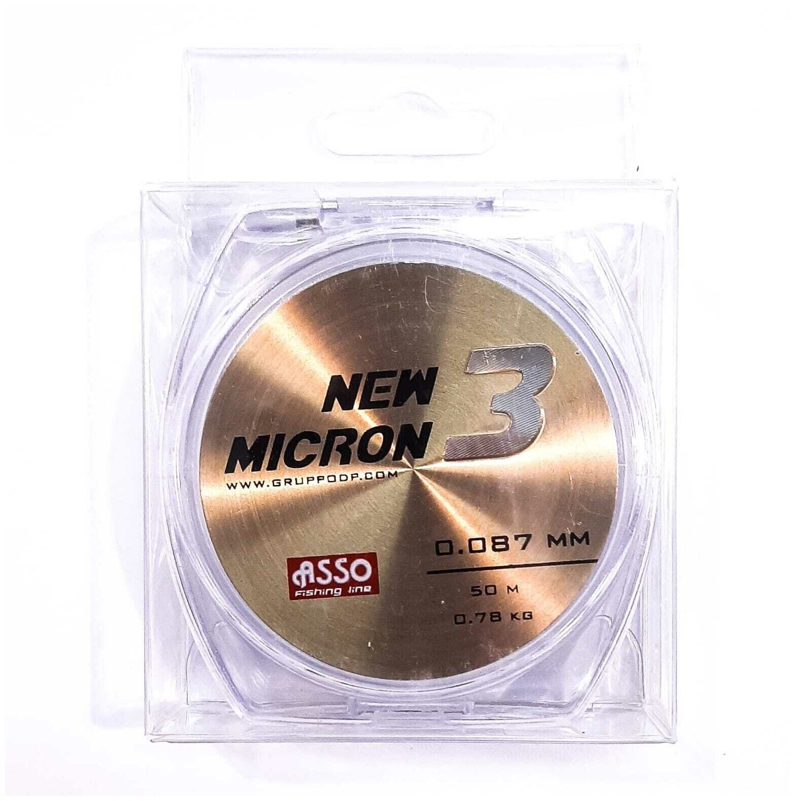 Леска ASSO Micron 3 0.087mm 50m