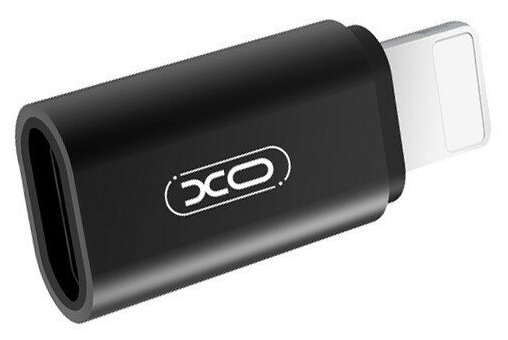 Адаптер переходник с Micro USB на Lightning XO NB130 2.1A черный