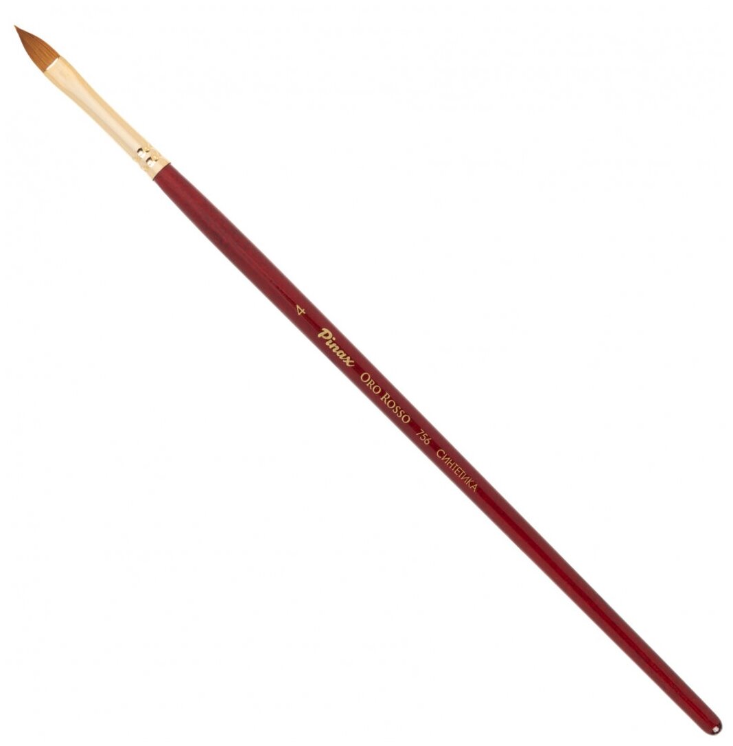 Pinax Кисть Pinax "Oro Rosso", синтетика, плоскоовальная язык №4 sela25