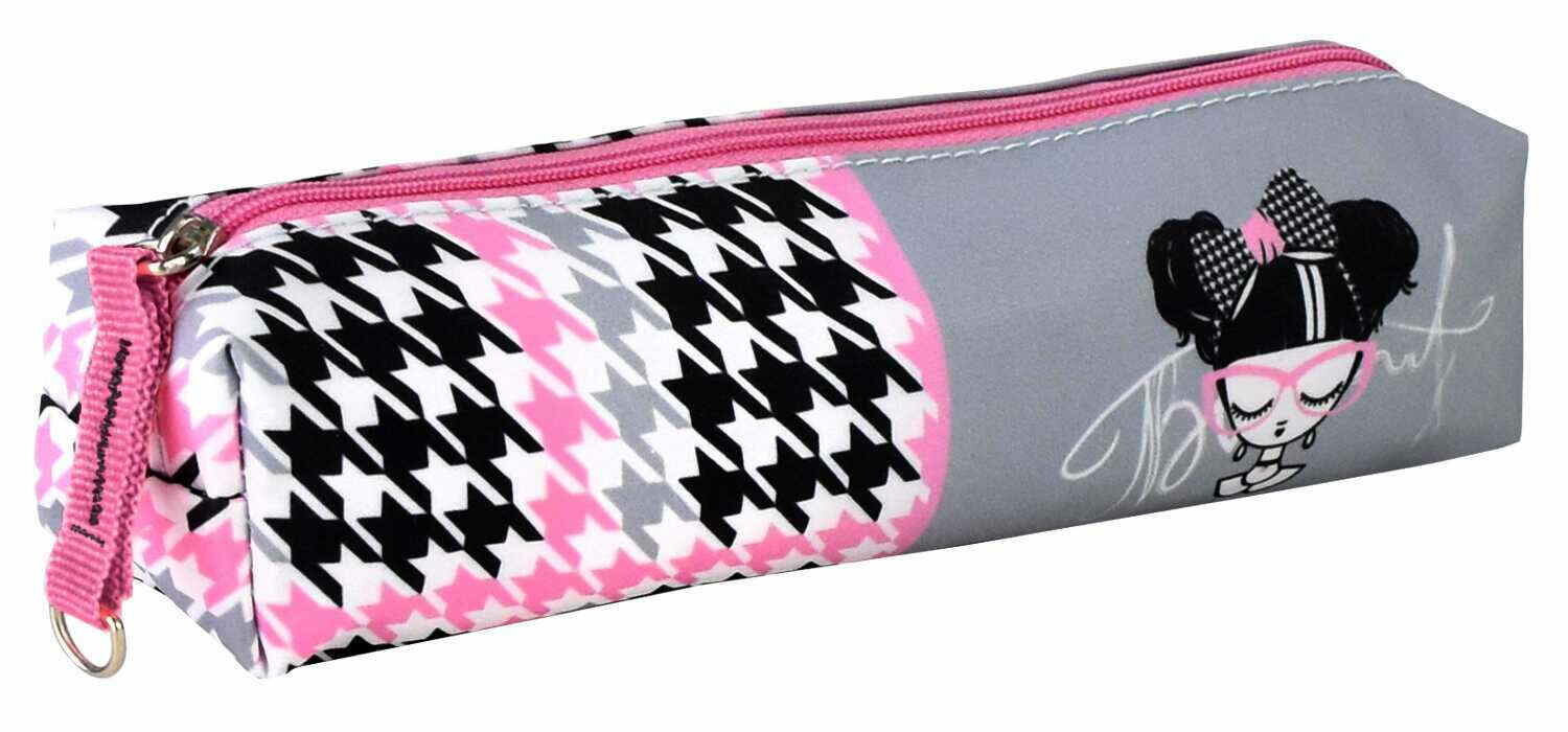 Пенал школьный "Девочка с бантом" без наполнения