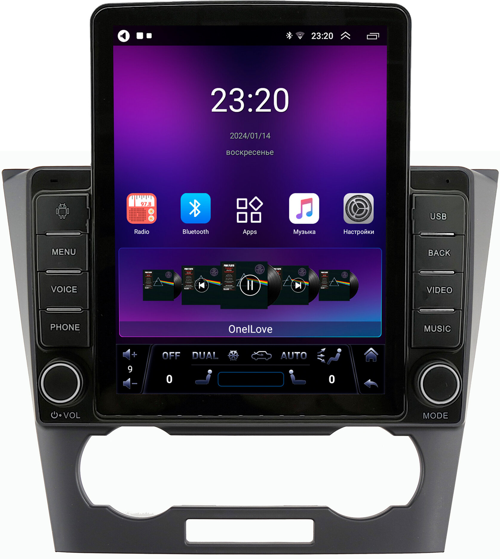 Штатная магнитола Chevrolet Epica (V250) 2006-2012 Canbox GTR095-9-553 на Android 10 (QLed, 4/64, DSP, CarPlay)