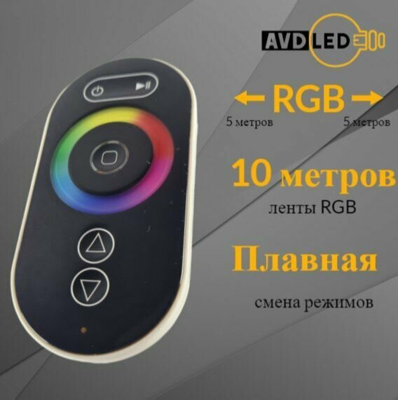 Контроллер для светодиодной RGB ленты AVD-LED 9А