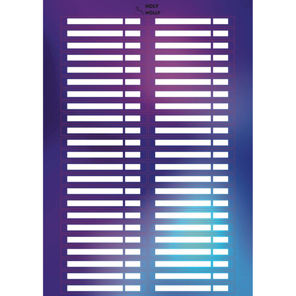 Наклейки на типсы Holy Molly градиент фиолетовый