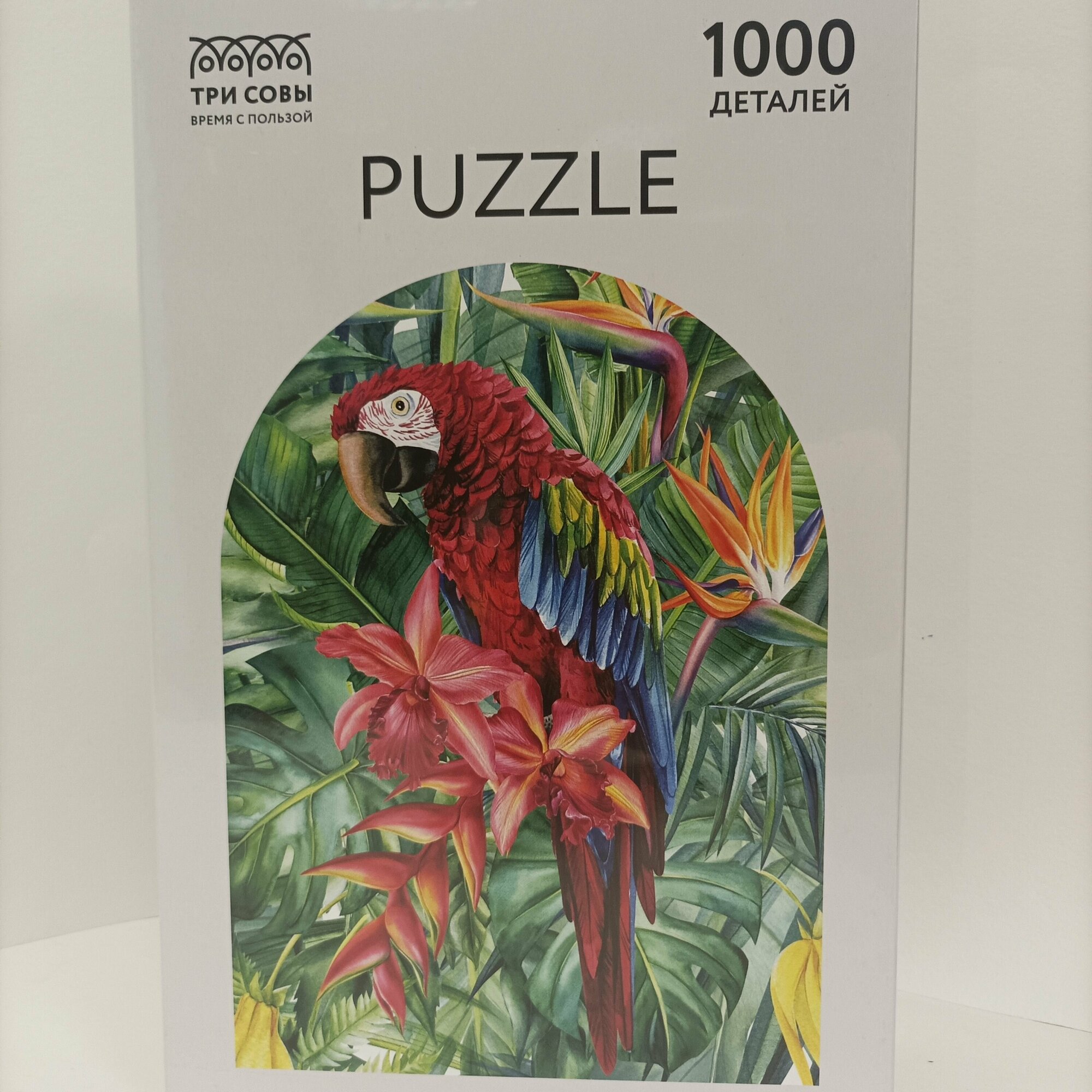 Пазл Три совы "Яркий попугай" 1000 элементов