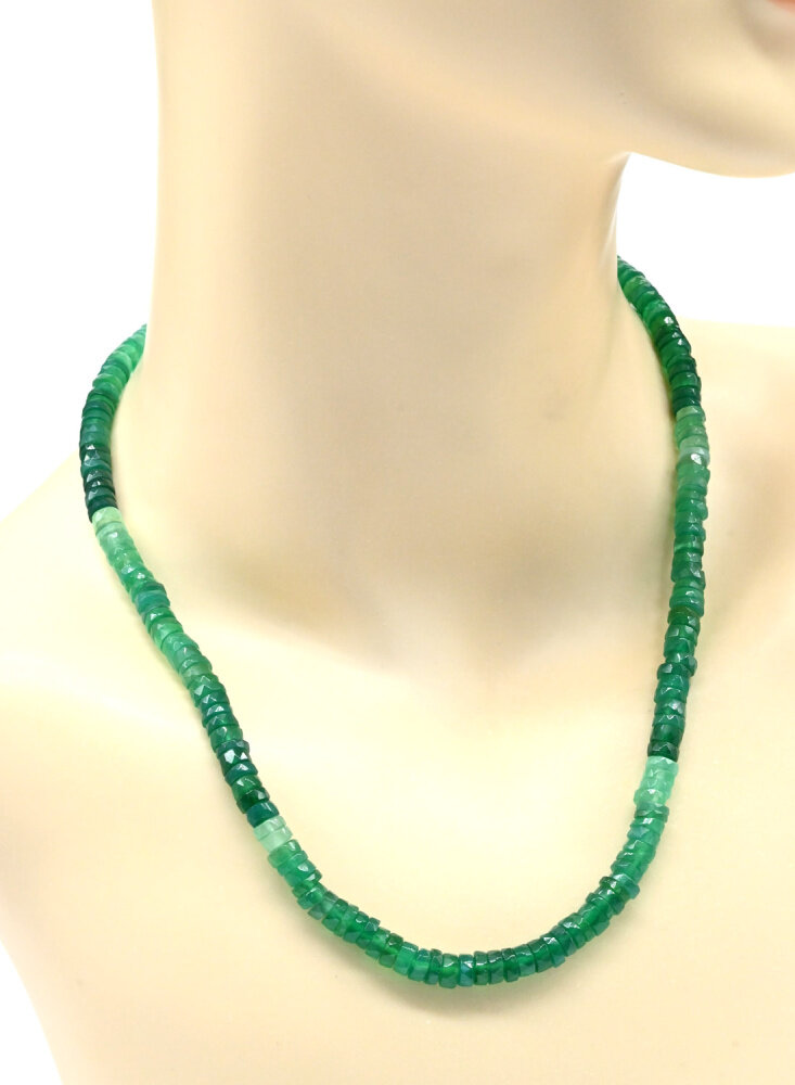 Бусы, хризопраз