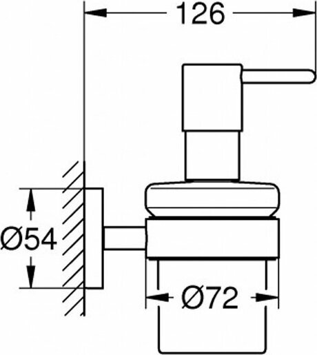 Дозатор жидкого мыла Grohe Essentials 40448001