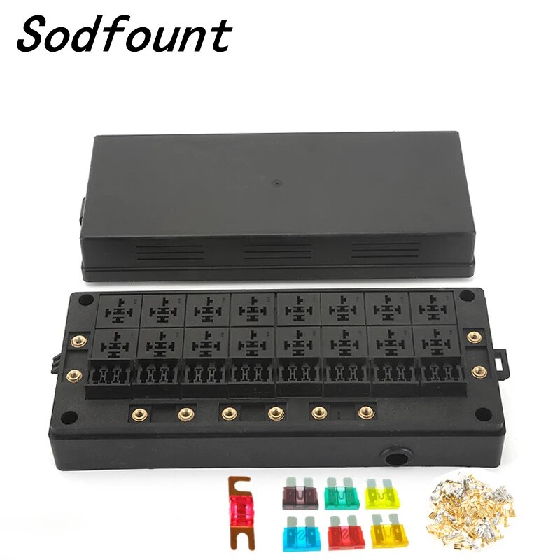 Релейный блок 16 реле 12/24В Box