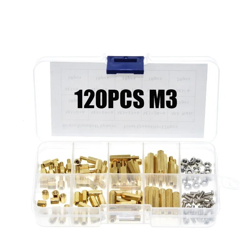 Латунные стойки standoff M2 M3 набор 120PCS M3