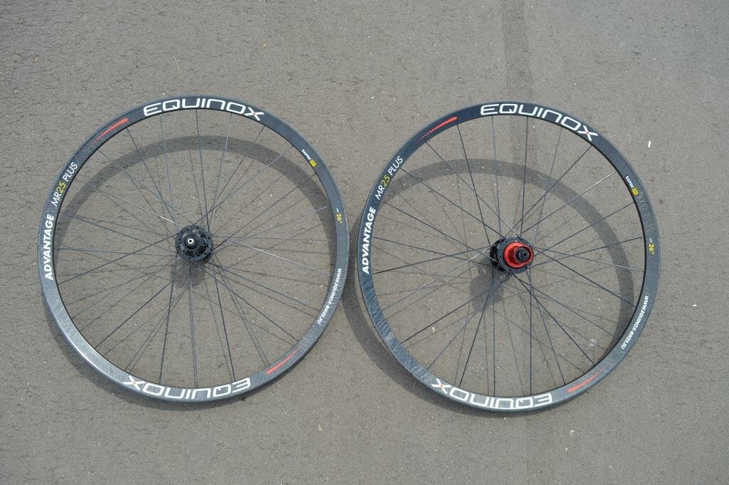 Комплект колёс Equinox MTB Advantage MR25 Plus Carbon, цвет Чёрный, диаметр обода (дюймы) 26
