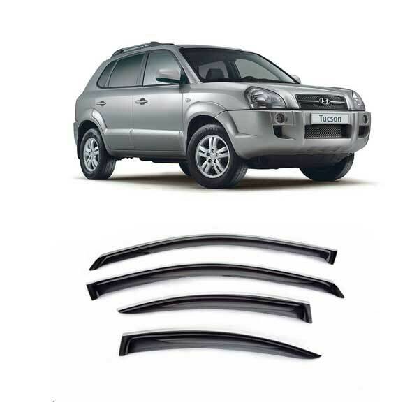 Дефлекторы боковых окон HYUNDAI Tucson Хендай Туксон (2004-2009) дефлекторы окон