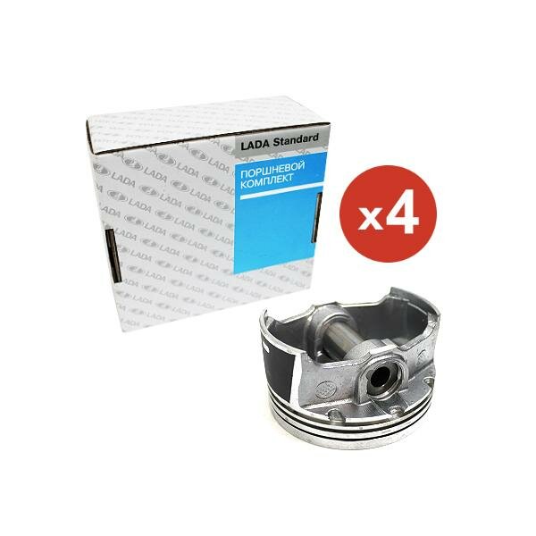 Поршневая группа кт. (4 шт.) ВАЗ-21126 ремонтный размер 82,5 группа C (дв. 1,6 л, 16V)