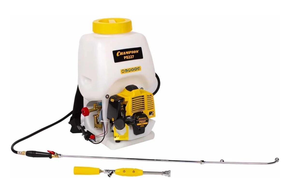 Опрыскиватель бензиновый Champion PS227, 0,6кВт, 16 л, 5 л/мин, 2800 об/мин
