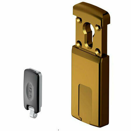 Броненакладка сдвижная магнитная DISEC (дисек) MG320-3W (Бронза)