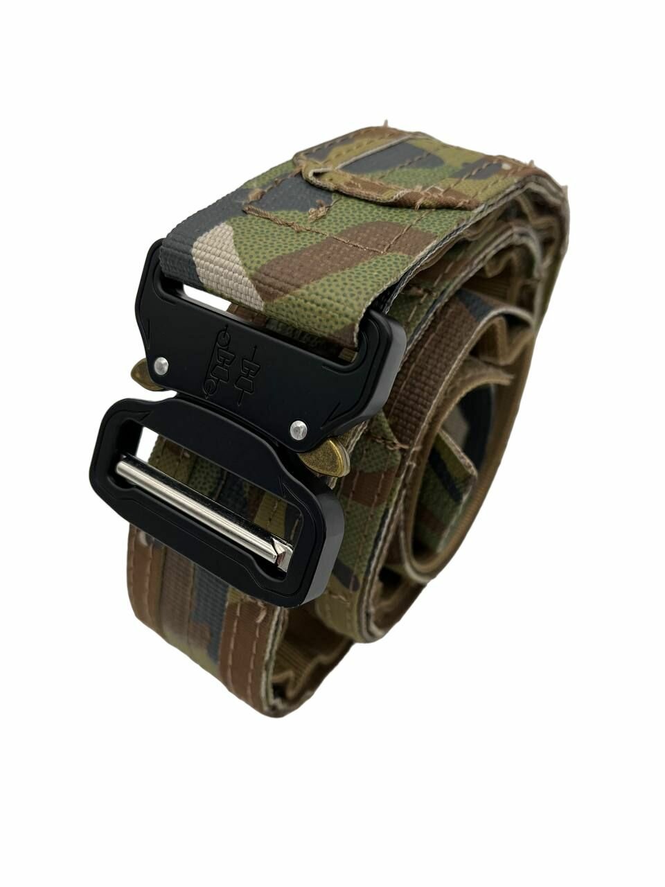 Ремень тактический Кобра с системой Molle. Пряжка металл. Цвет мультикам.