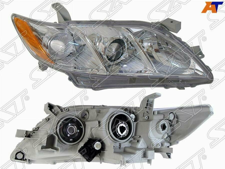 SAT ST-212-11K9R Фара Toyota Camry (XV40) 06-09 / Camry UAE/USA 06-08 (Справа/ Галоген/ С электрокорректором)