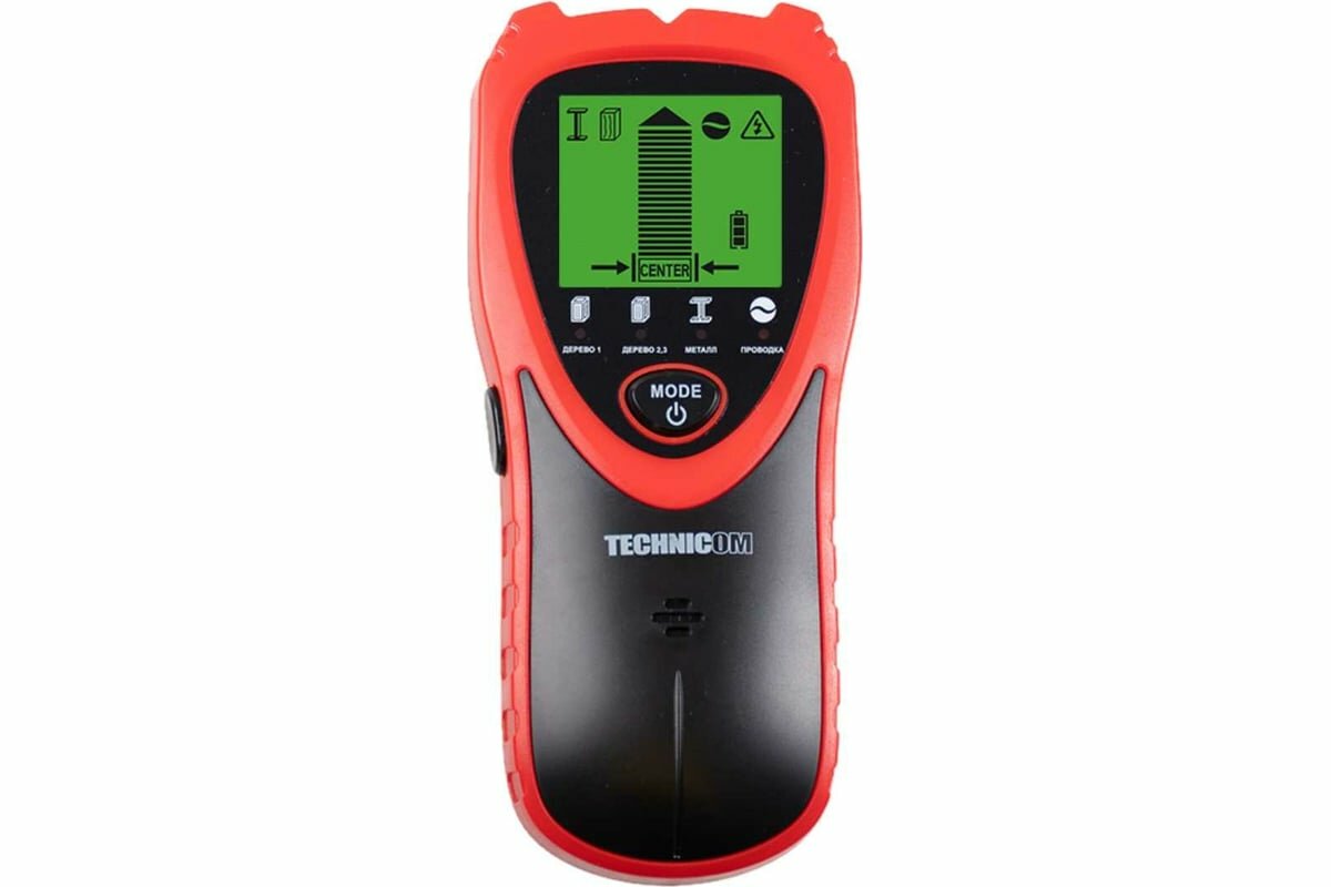Электронный детектор дерева, металла и электропроводки TECHNICOM TC-ED101MW