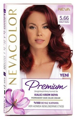 Набор из 3 штук Nevacolor PRЕMIUM стойкая крем краска для волос 6.0 DARK BLONDE тёмный блонд