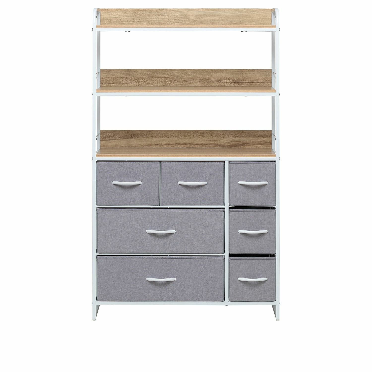 Комод Leset Ноа с полками 7 ящиков