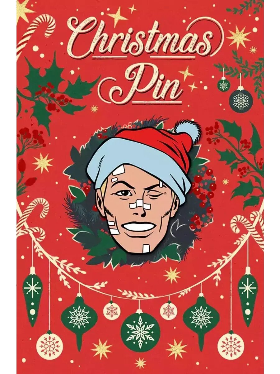 Металлический пин Christmas Hawkeye (Рождественский Хоукай)