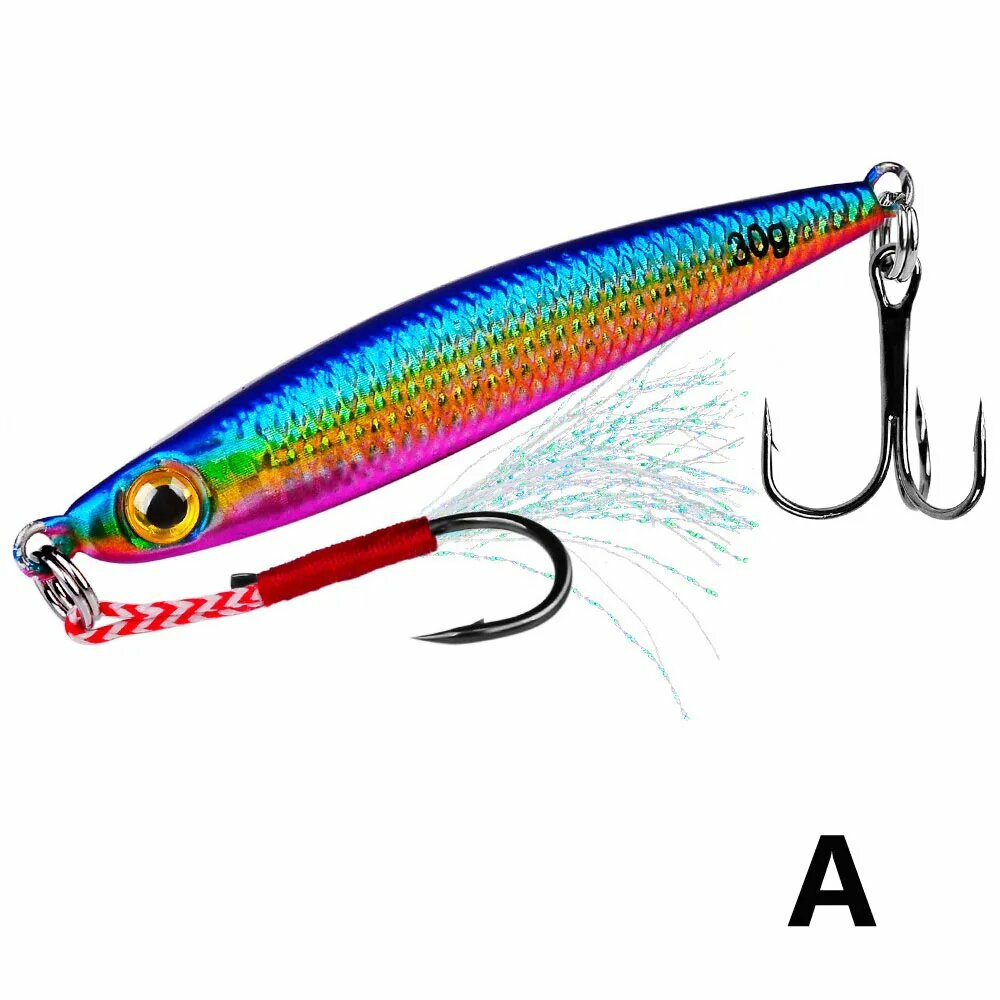 Приманка PRO BEROS для джиггинга, 20g-6.3cm, Синий, colorA