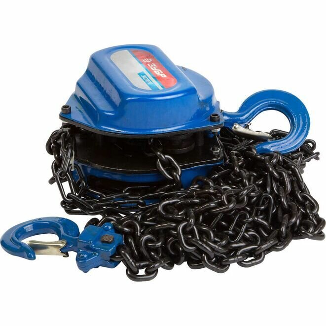 Таль ручная цепная шестеренная, ЗУБР 5 т, 3 м.