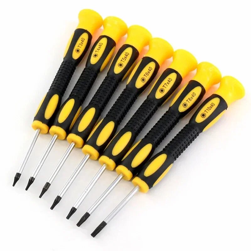 Набор отверток Torx XMSJ T3 T4 T5 T6 T7 T8 T10 7pcs