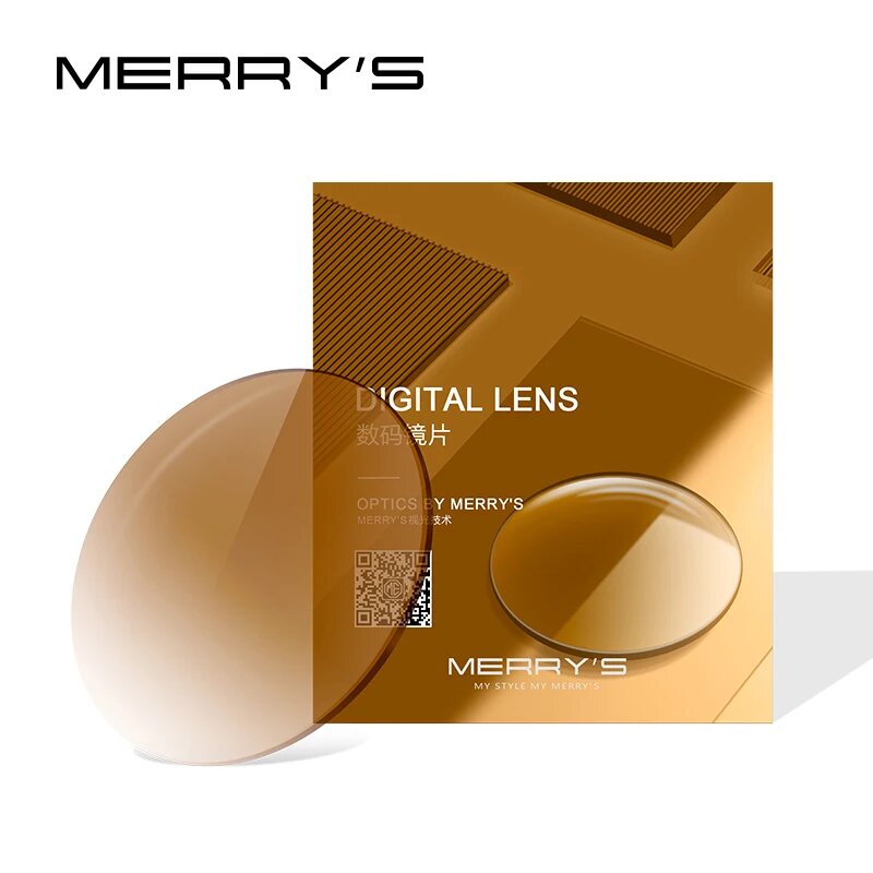 Солнцезащитные очки MERRYS R2 серия градиентные линзы по рецепту Gradient Brown, 1.61