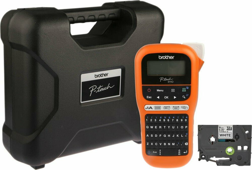 Принтер для печати этикеток Brother P-touch PT-E110VP (Англ. яз.)