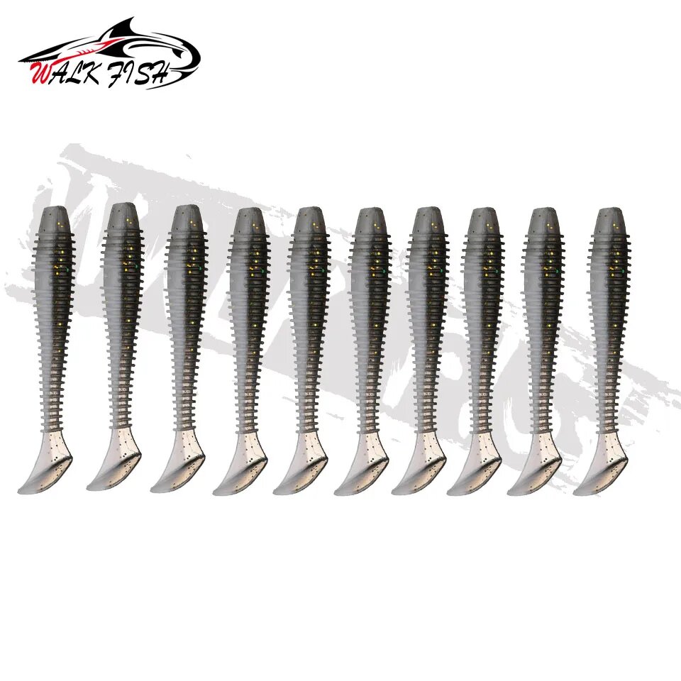 WALK FISH мягкие приманки для рыбалки 10 шт. 6.5cm 2.4g, J 10