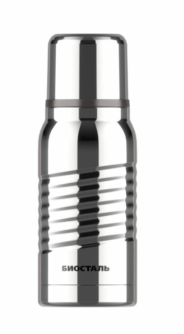 Термос 0,75 л BIOSTAL экстрим BST-750G, стальной, зеркальная полировка