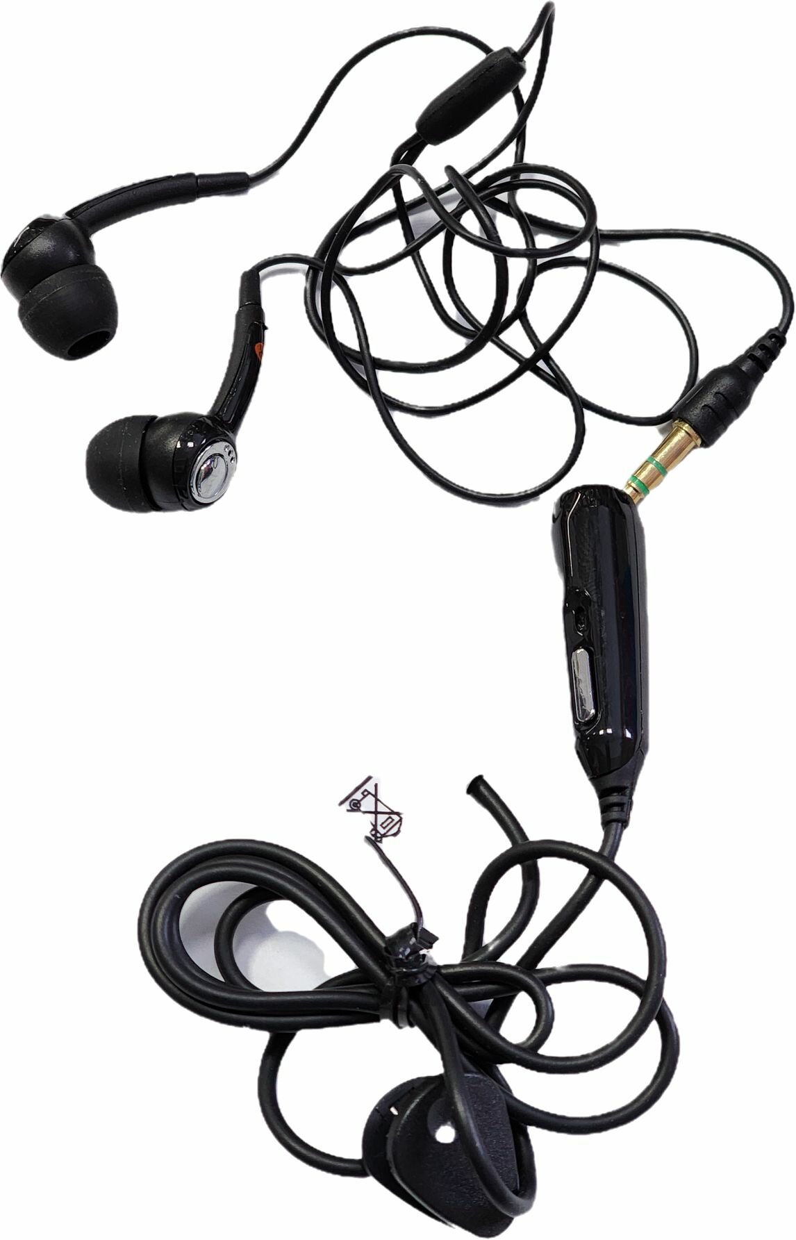 Наушники с микрофоном разъём 2,5мм джек для Nokla 3310 (вакуумные)