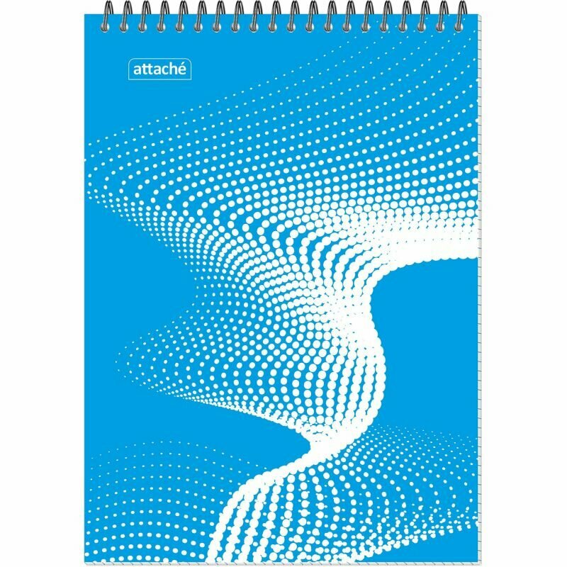 Attache Блокнот Forma А4, 40 л, клетка, гребень, цветная обложка