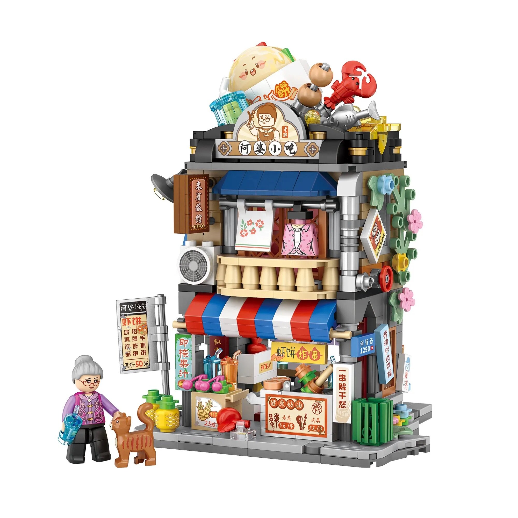 Конструктор LOZ IDEAS "Японский Прилавок с морепродуктами" 1292_MK, 3D, 734 дет, 6+ SQNKJ