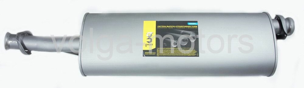 Глушитель Соболь дв. Cummins 2.8 Евро-III, дв. УМЗ-4216 Евро-III, IV